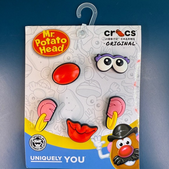 CROCS | Toys | Crocs Mrs Potato Head Jibbitz Charms Red Yellow Pink ...